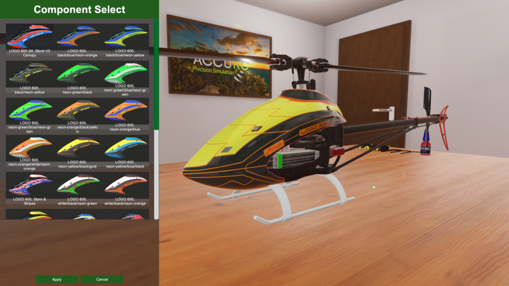 New LOGO V3 Canopies available in 2.0.9 Beta -AccuRC 3rd Generation RC ...