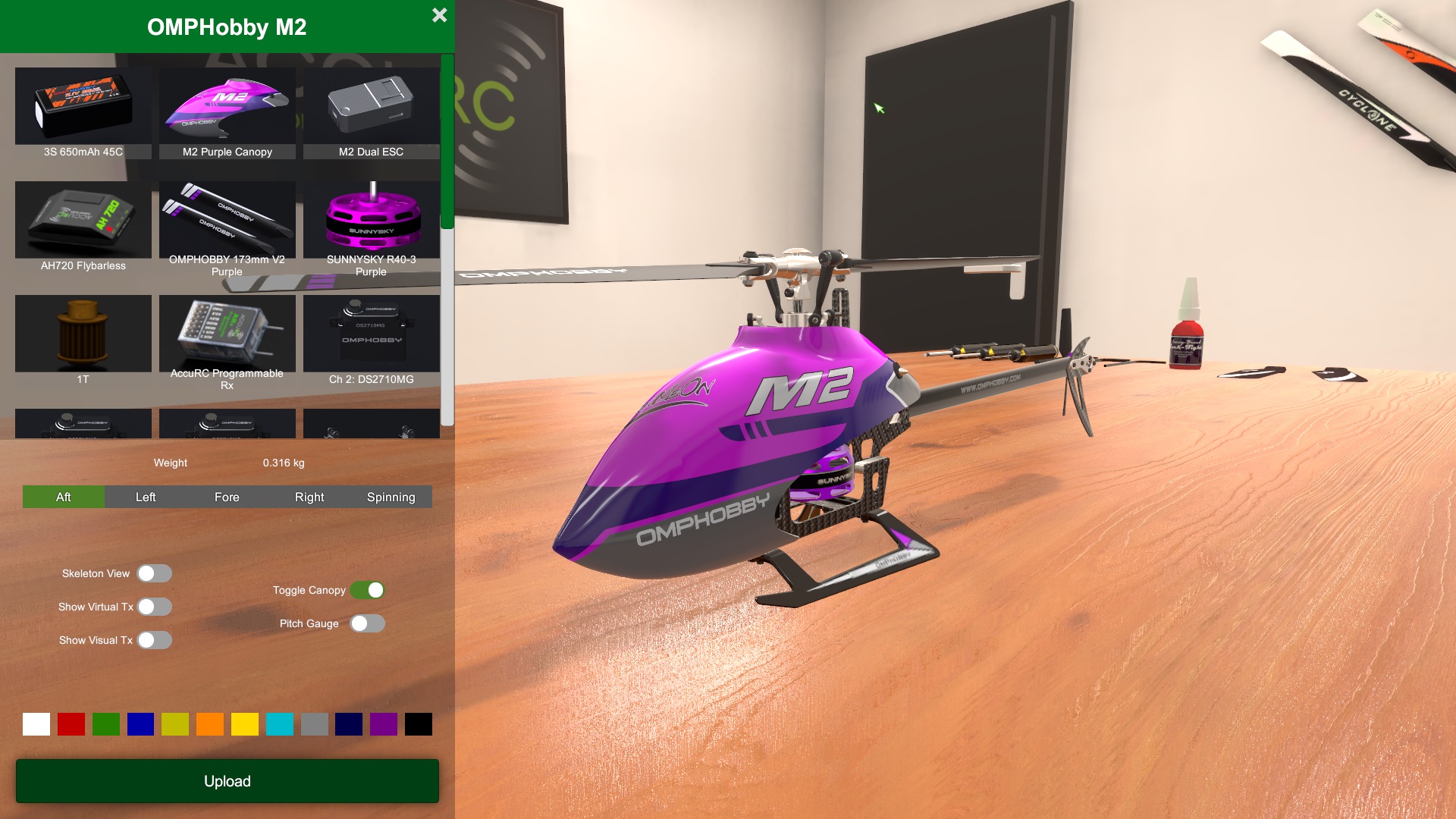 OMPHobby M2 coming to AccuRC! -AccuRC 3rd Generation RC Flight Simulator